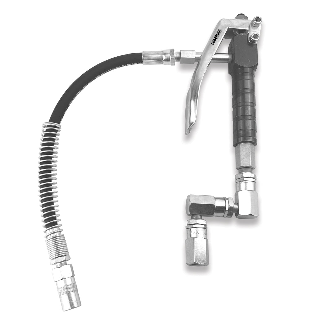 Control Handle Valve - Flex. spout 4 Jaws Coupler for Grease Pump, Hea – Lubeflex